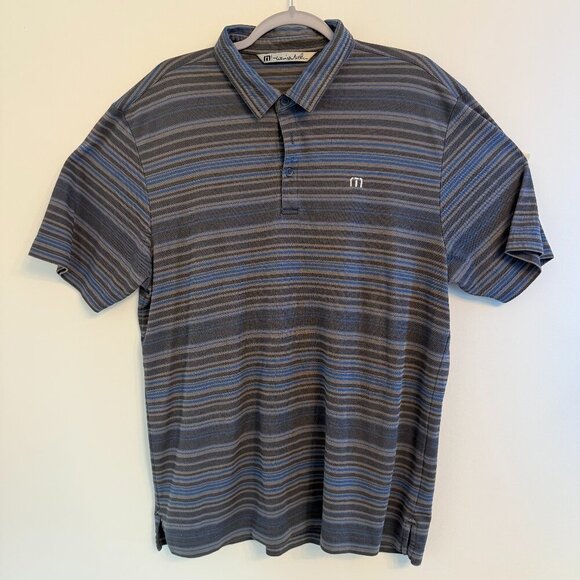 Travis Mathew | Shirts | Travis Mathew Striped Performance Polo Size Xl ...